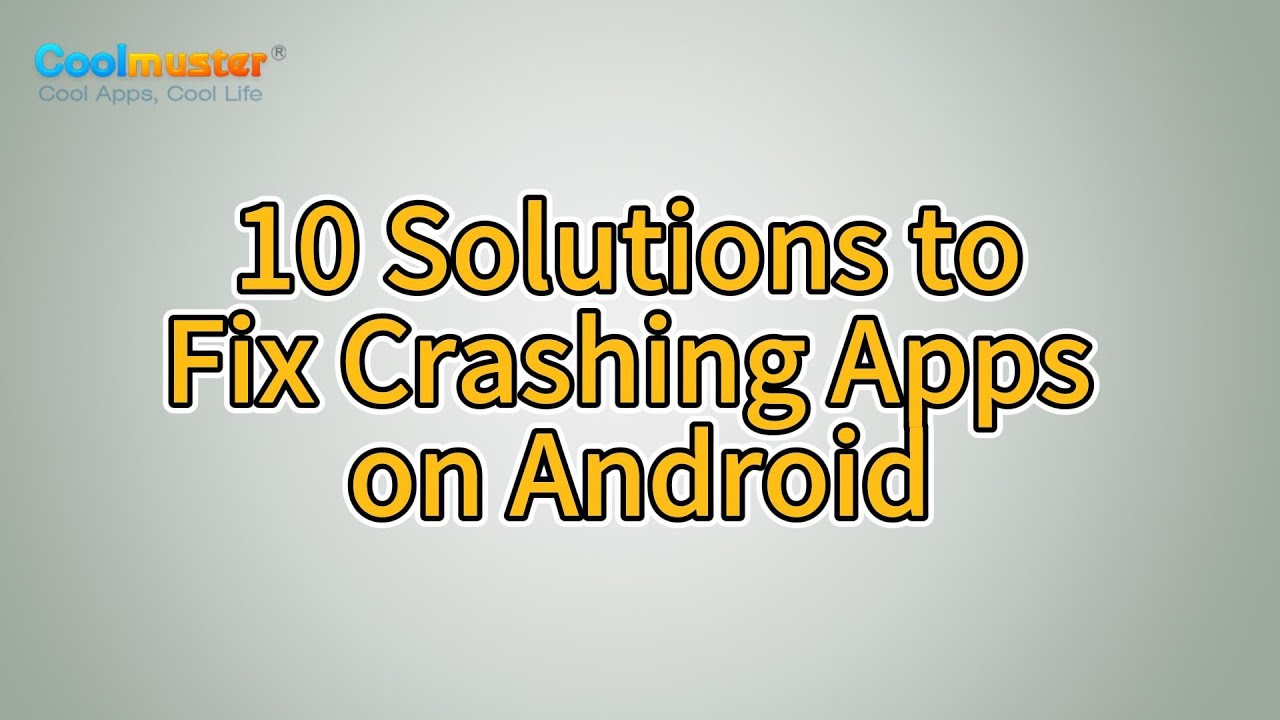 How to Fix Crashing Apps on Android? [Solved] - YouTube
