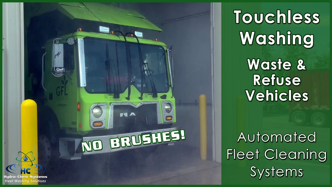 2-Step Automatic Touchless Truck Washing | Waste, Garbage, Refuse ...