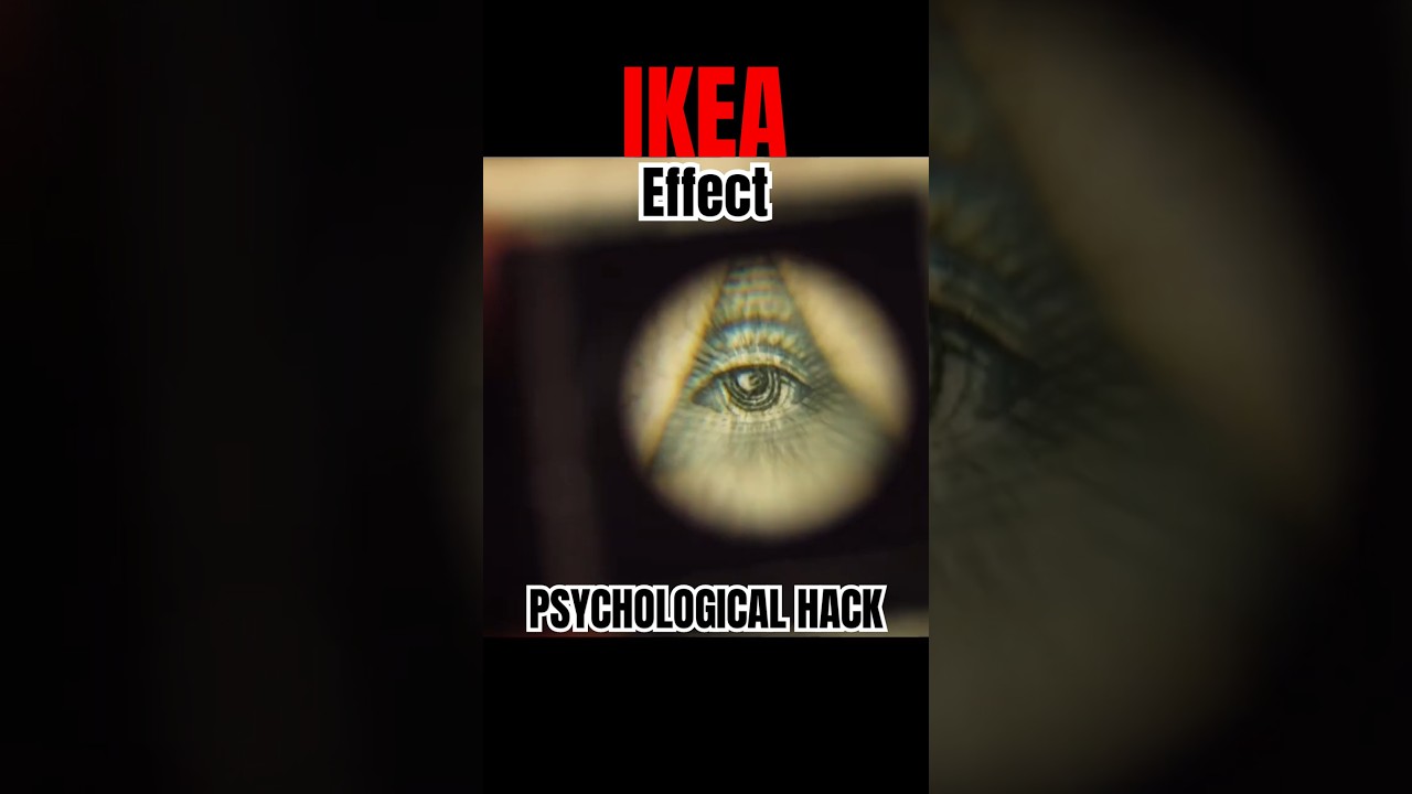 "The IKEA Effect: How Effort Hacks Your Brain!" #psychology #mindset # ...