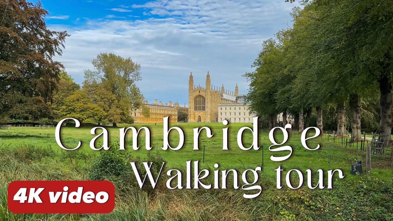 Cambridge walking tour 4K HDR / October 2023 4K60fps - YouTube