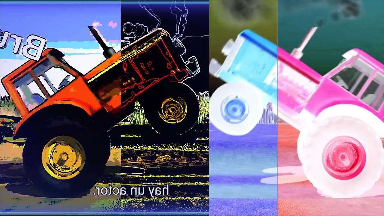 EL POLLITO PIO TRACTOR COMPARACIÓN DE EFECTOS DE NEÓN - TWOPARISON ...