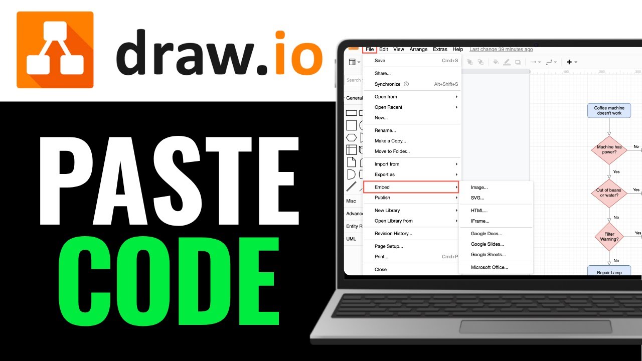 How To Paste Code in Draw.io 2025 (QUICK GUIDE) - YouTube