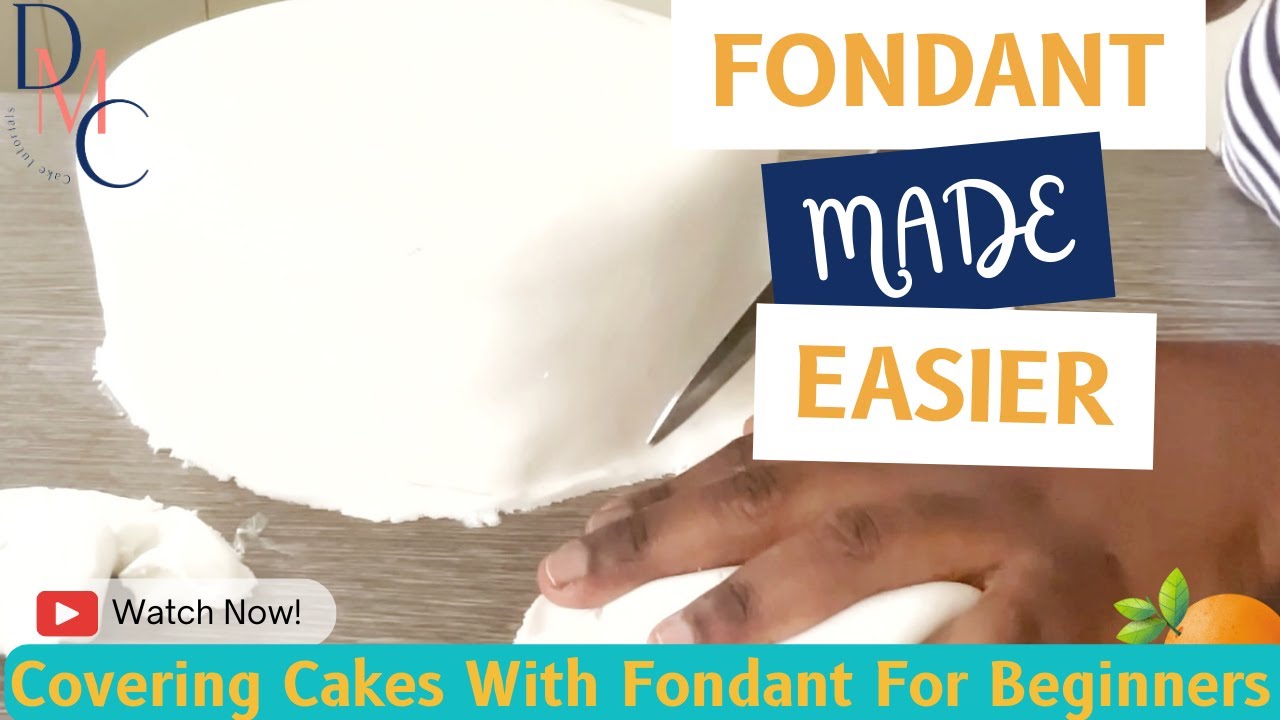 Fondant Made EASY| Cake Decorating for Beginners - YouTube