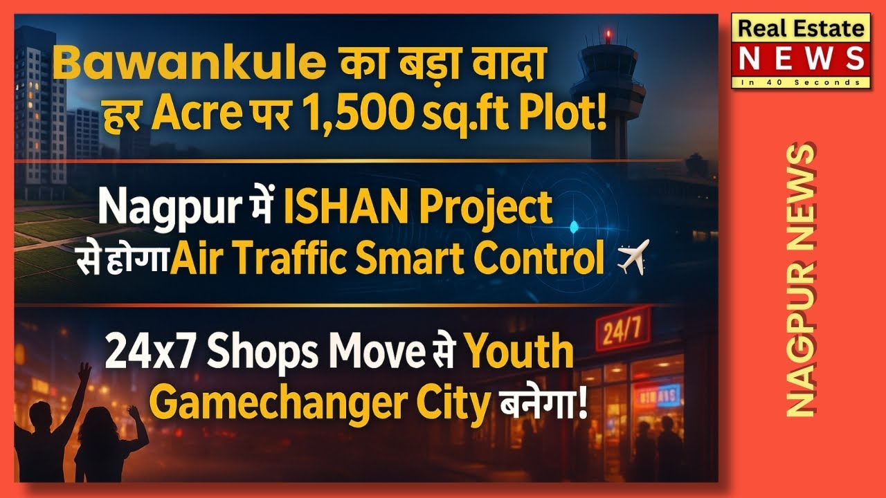💥 New Nagpur Project, ISHAN Aviation Hub और 24x7 City Model — तीनों ...