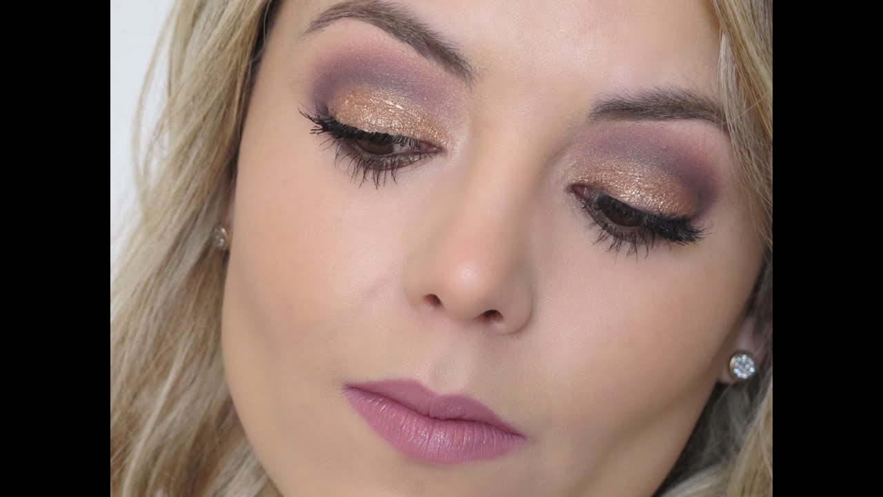 Smoky Eye suave Metálico - YouTube