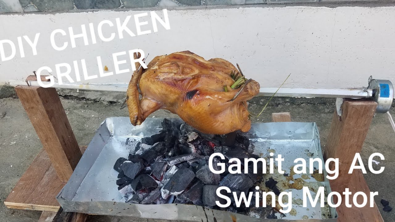 DIY CHICKEN GRILLER - YouTube
