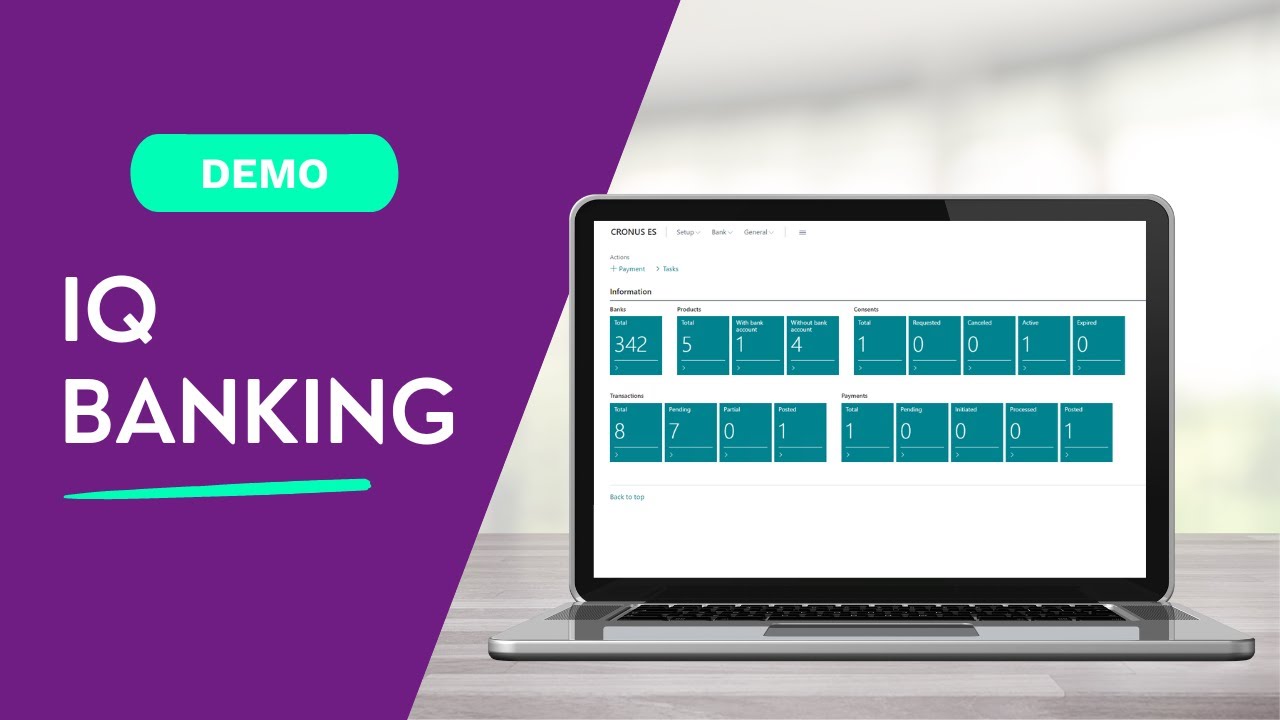 Demo IQ Banking Core - YouTube