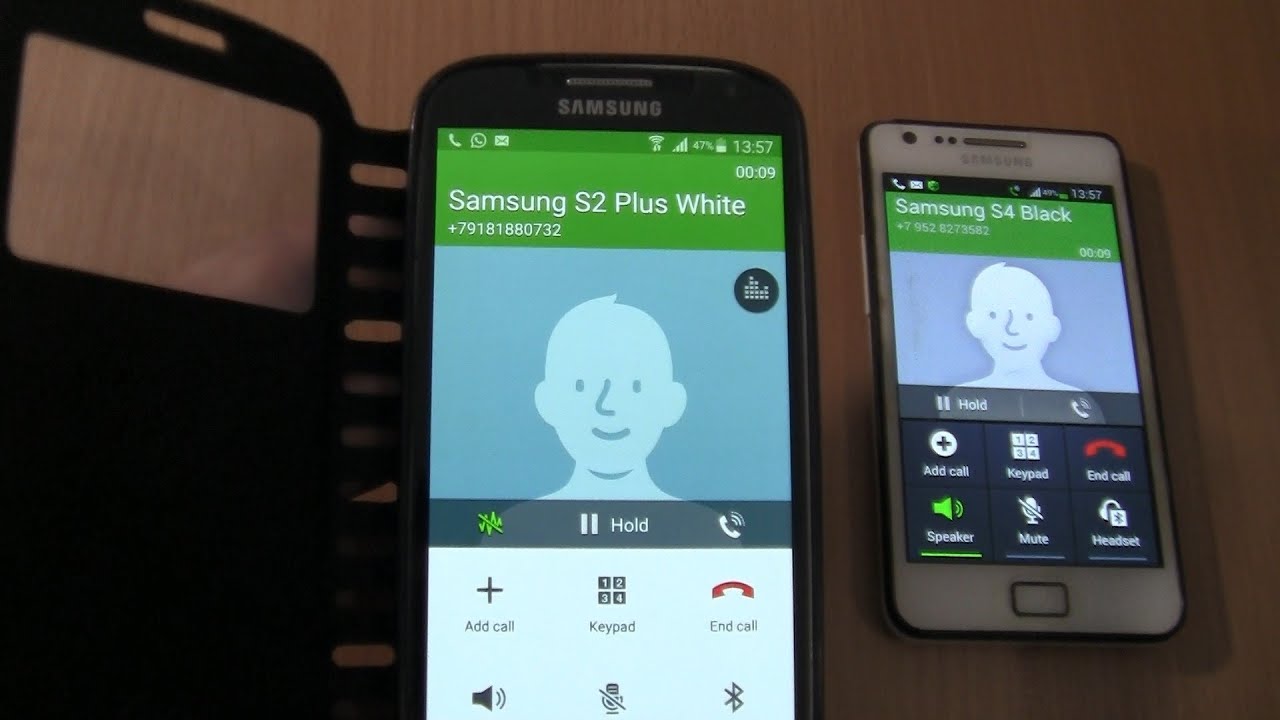 Incoming Call Outgoing Call At The Same Time Samsung S4 Black Cover