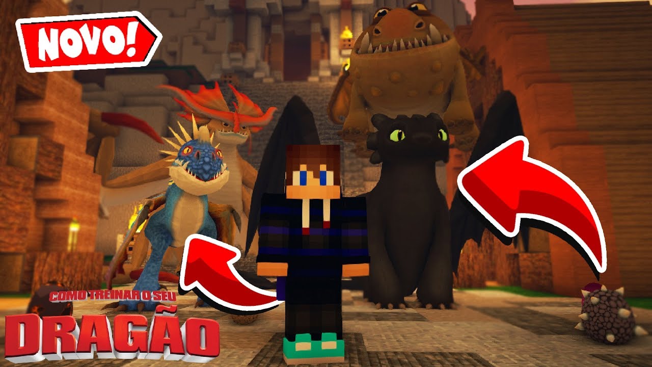 *NOVO* MOD DO COMO TREINAR O SEU DRAGÃO NO MINECRAFT !! * NOVOS DRAGÕES ...