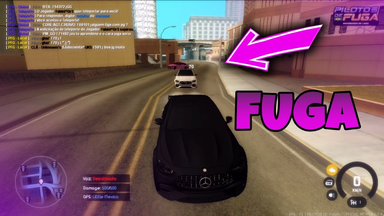 FUGA FULL W EM MENOS DE 1 MINUTO #gtasa ( PC FRACO 4 GB RAM ) #mta # ...