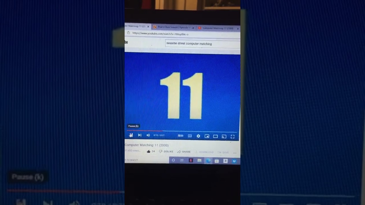 sesame street computer smart match 11 - YouTube