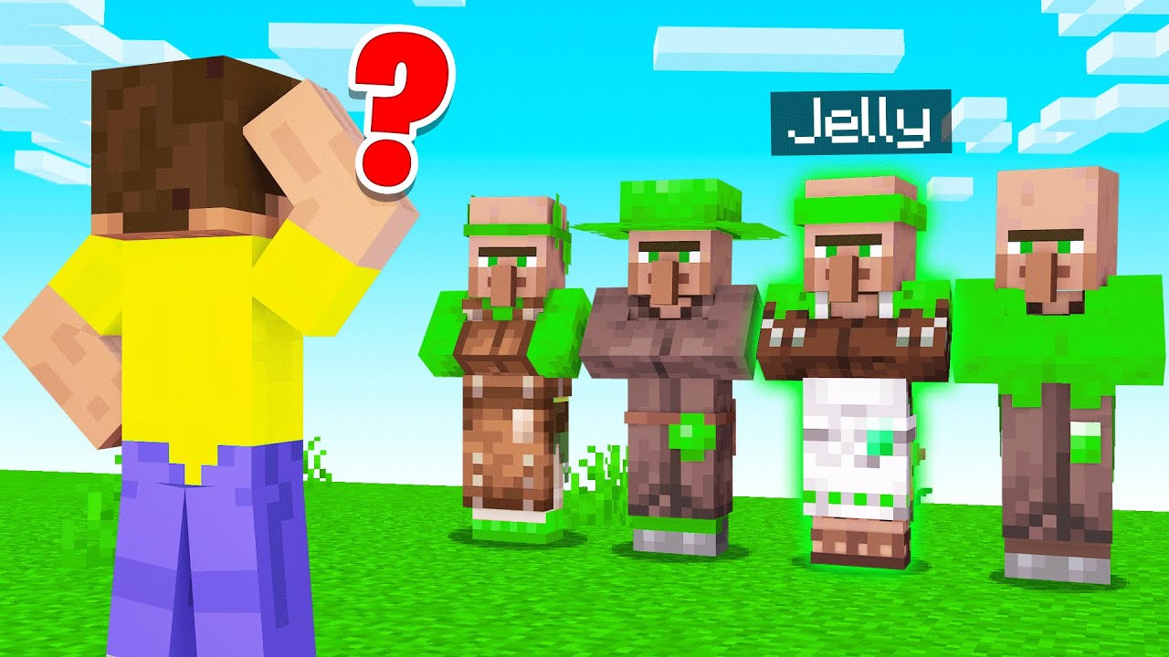 Can You GUESS WHO Is The REAL JELLY? (Minecraft) - YouTube