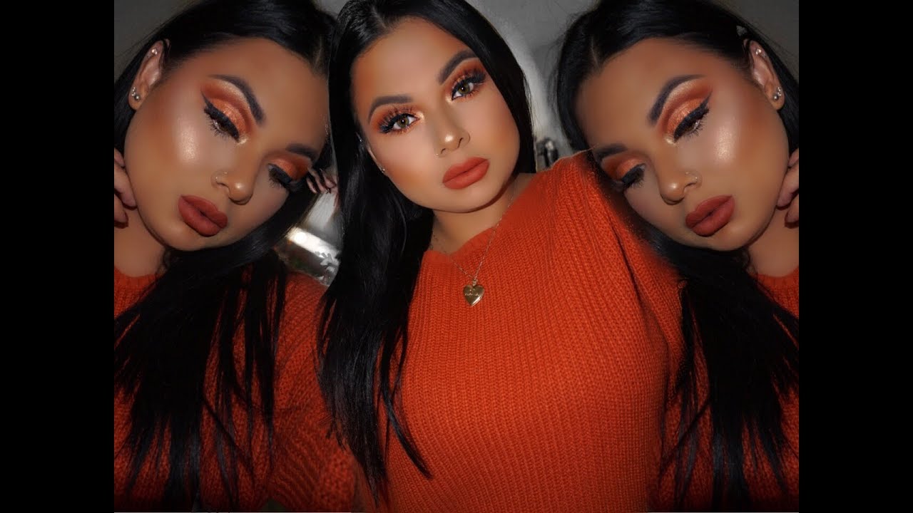 🎃Pumpkin spice look |morphe 35O2 palette 🎃 - YouTube