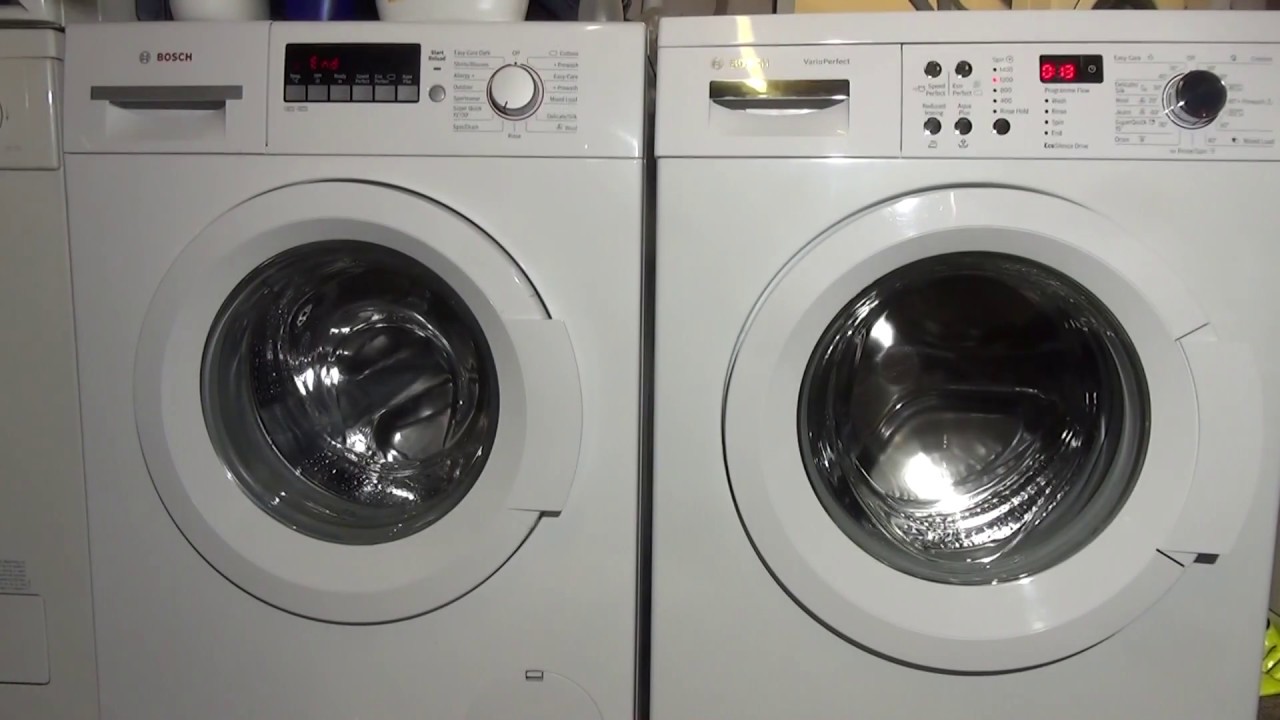 differences between Bosch Maxx 8 and Bosch excell 8 - YouTube