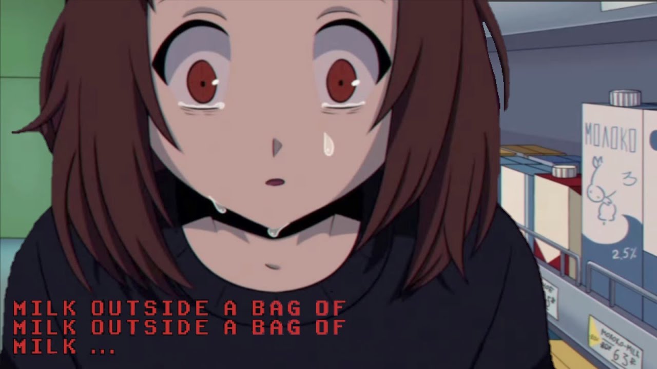 Milk outside a bag of milk outside a bag of milk - YouTube