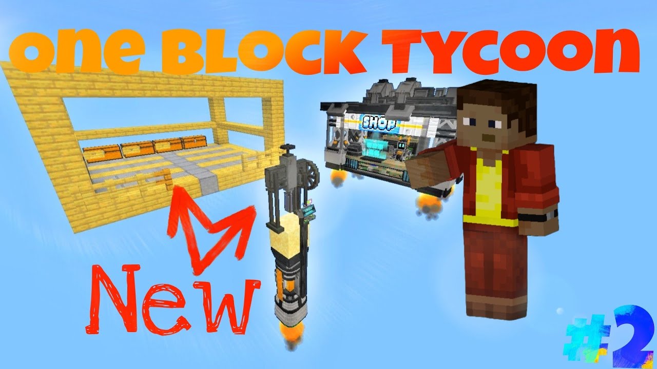 ВІДКРИВ НОВУ БУР-МАШИНУ І ПОБУДУВАВ СКЛАД "ONE BLOCK TYCOON" #2 - YouTube
