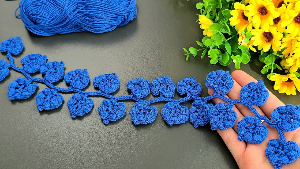INCREDIBLE 😯 BEAUTIFUL Mastering The Art Of Crochet Flower Trim Made ...