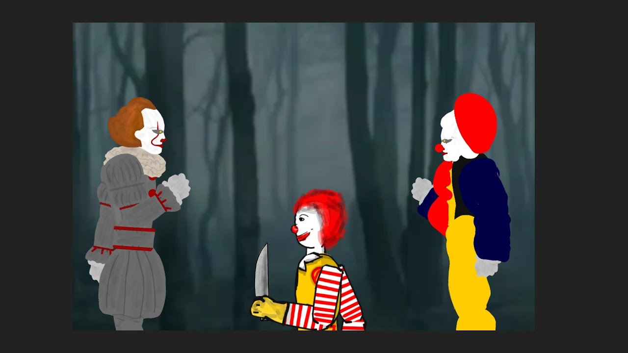 ronald mcdonald vs pennywise (2017) vs pennywise(1990) second best ...