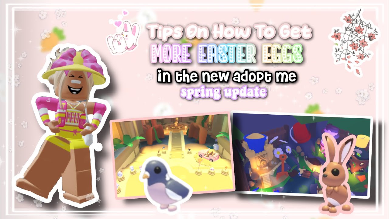 Tips On How To Get More Easter Eggs In Adopt Me! 🐇🌈 | acaivsx - YouTube