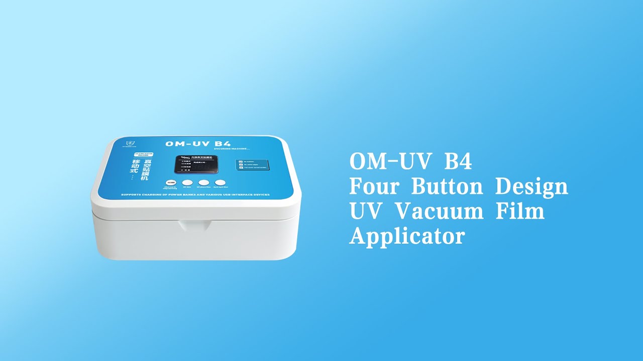 OCAMaster OM-UV B4 Four Button Design UV Vacuum Film Applicator ...