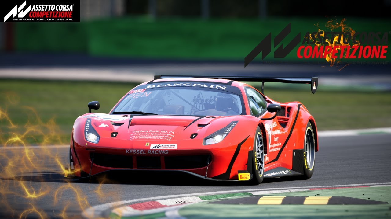 Ferrari 488 GT3 Quick Lap Monza Raceway Assetto Corsa Competizione PC ...
