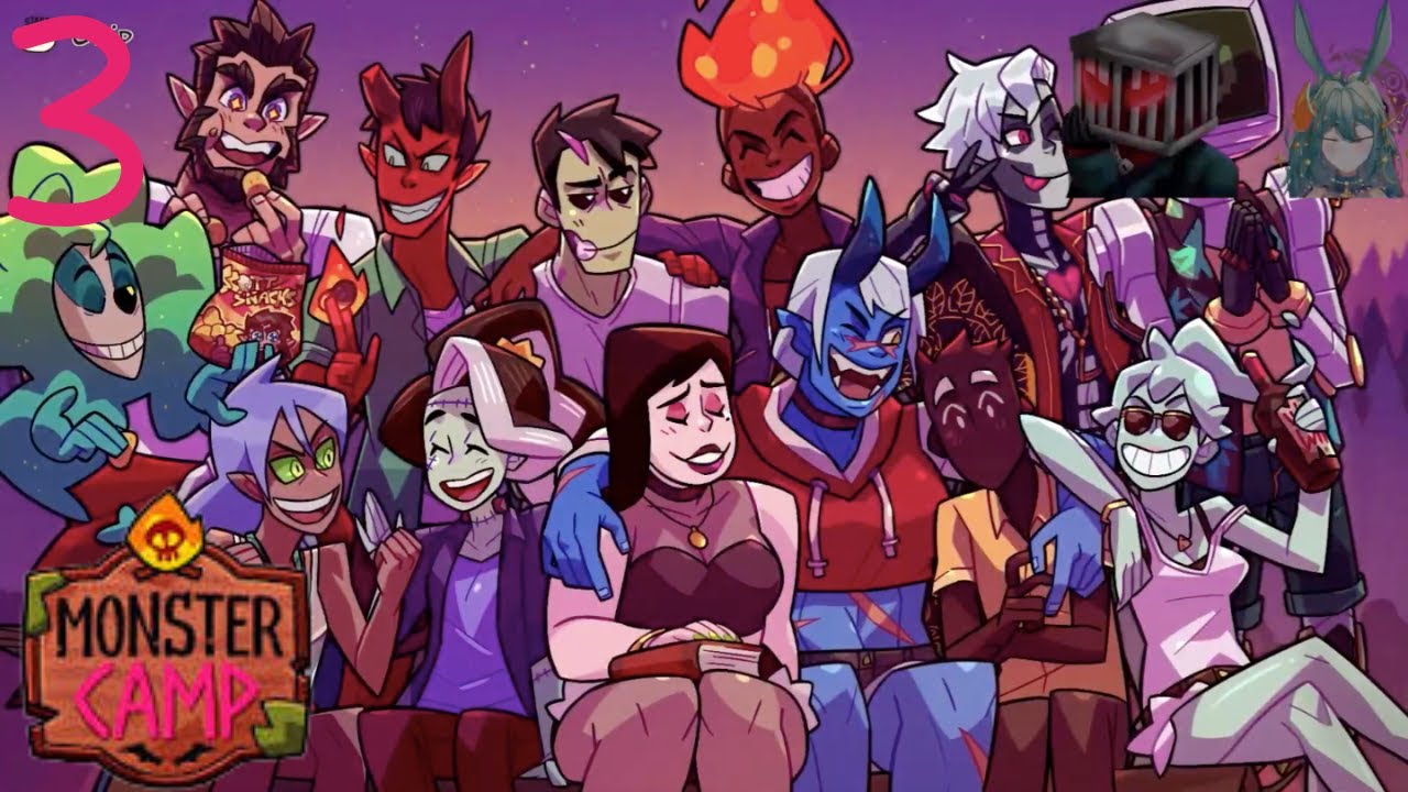 Monster Prom 2 Monster Camp Collab with Heqat P3 Troubling Love Life ...