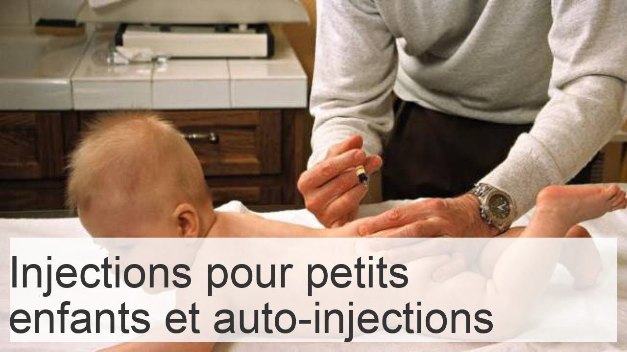 Auto-administration d'injections dans les fesses : possible pour les enfants à la maison? - YouTube