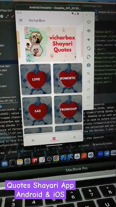 Quotes Android & iOS App with flutter #shorts #quotesapp #flutter # ...