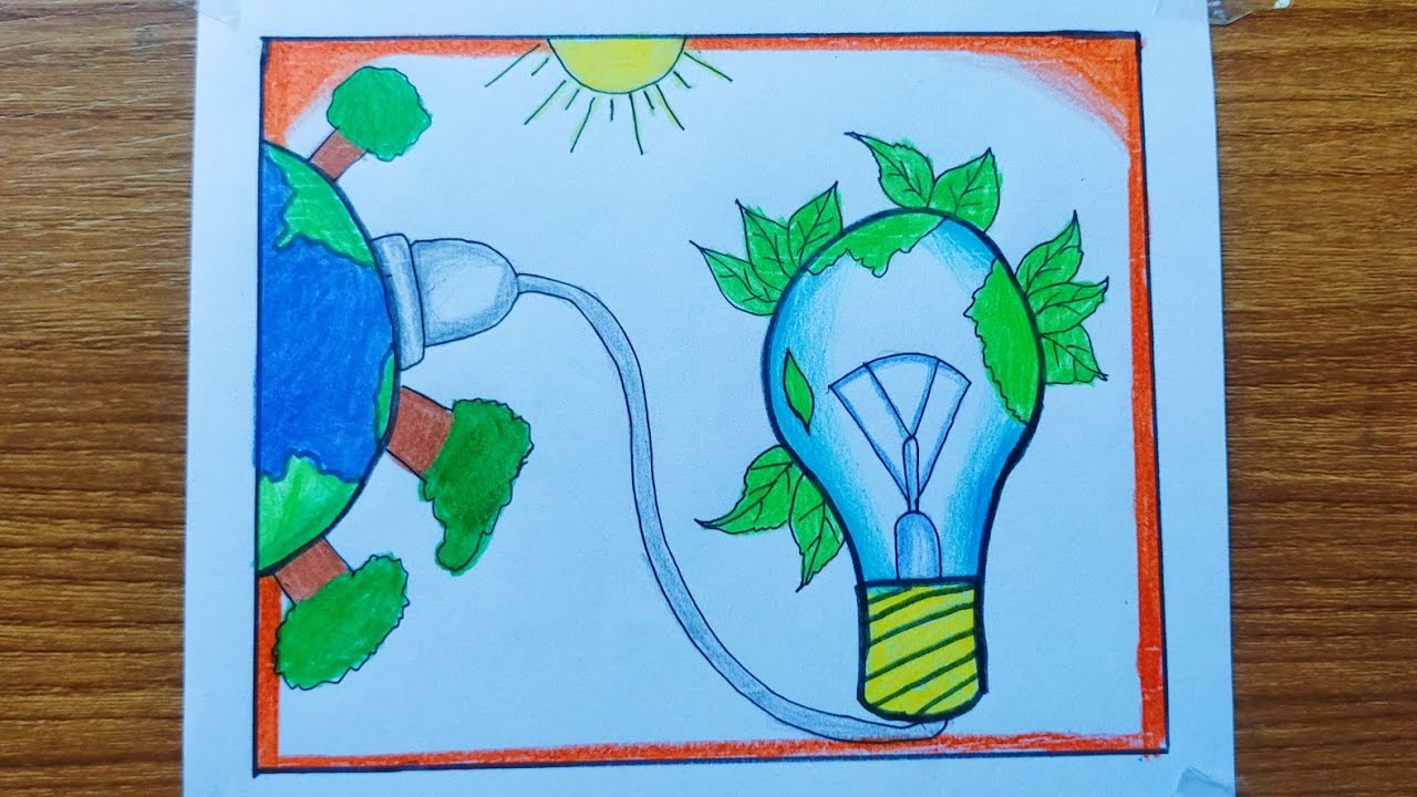 how to draw electric bulb | electric bulb drawing | step by step ...