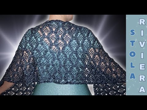 Stola "RIVIERA" crochet - YouTube