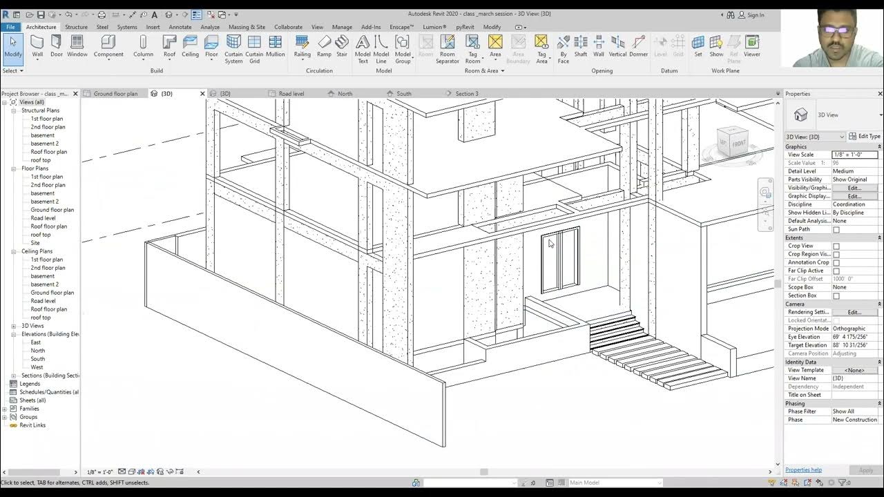 Revit Architecture Course Class 4 Part B In Bangla Youtube