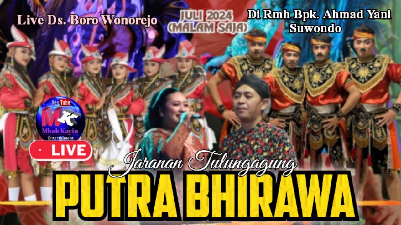 #LIVE Jaranan PUTRA BHIRAWA Di Rmh Bpk Ahmad Yani Suwondo Ds Boro ...