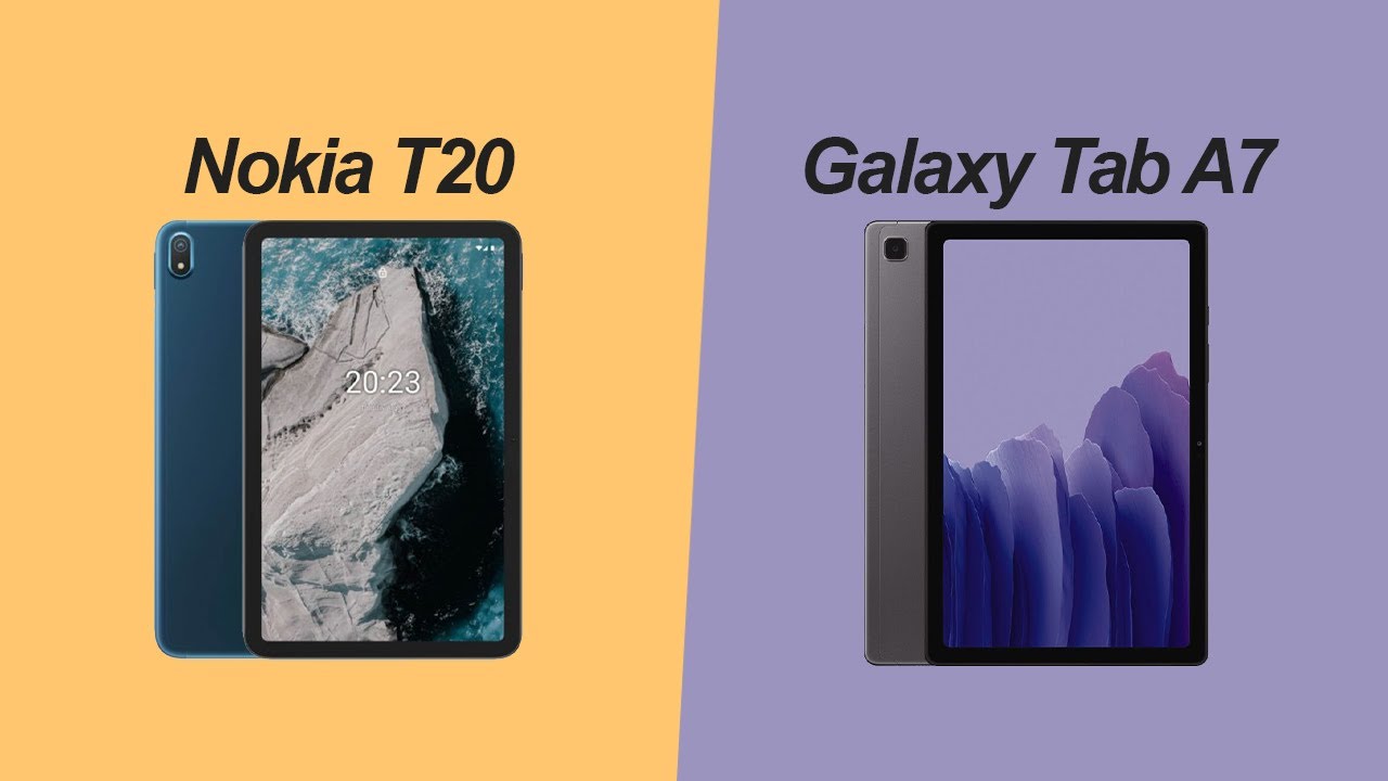 Nokia T20 Tab VS Galaxy Tab A7 | Full Comparison - YouTube