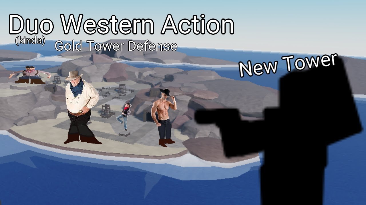 Duo Western Action + Tower Showcase | Gold Tower Defense - YouTube