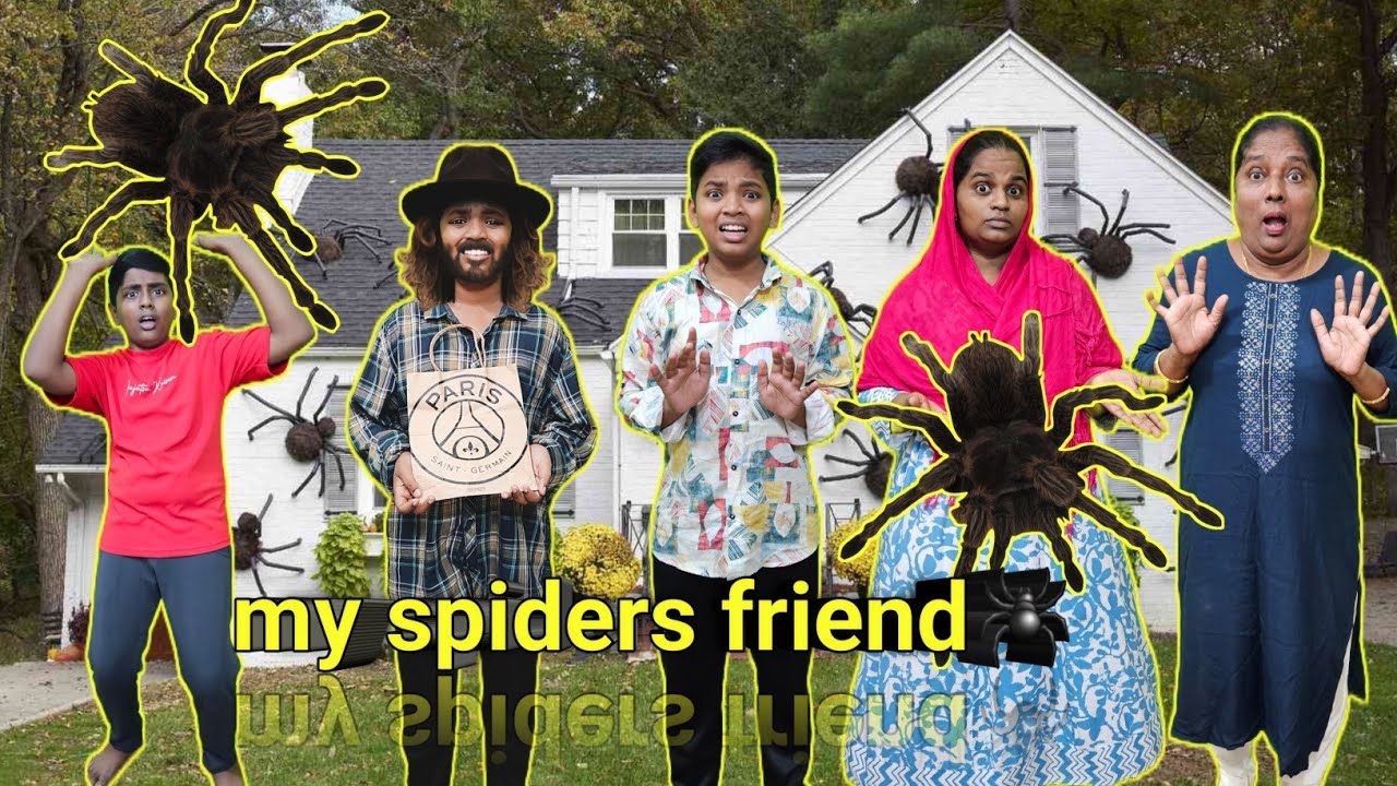 My spiders friend 🕷🕸|comedy video | funny video |Monika miniature cooking - YouTube