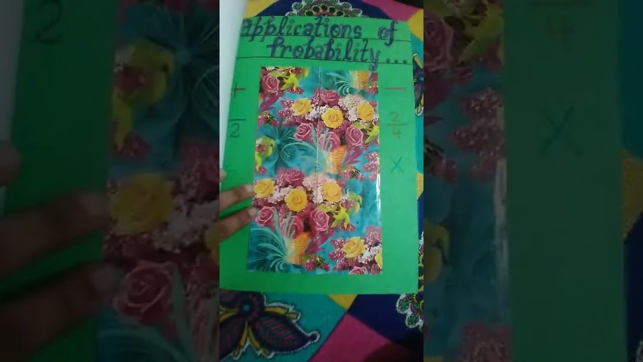 Maths Portfolio On Probability for Class 9 - YouTube