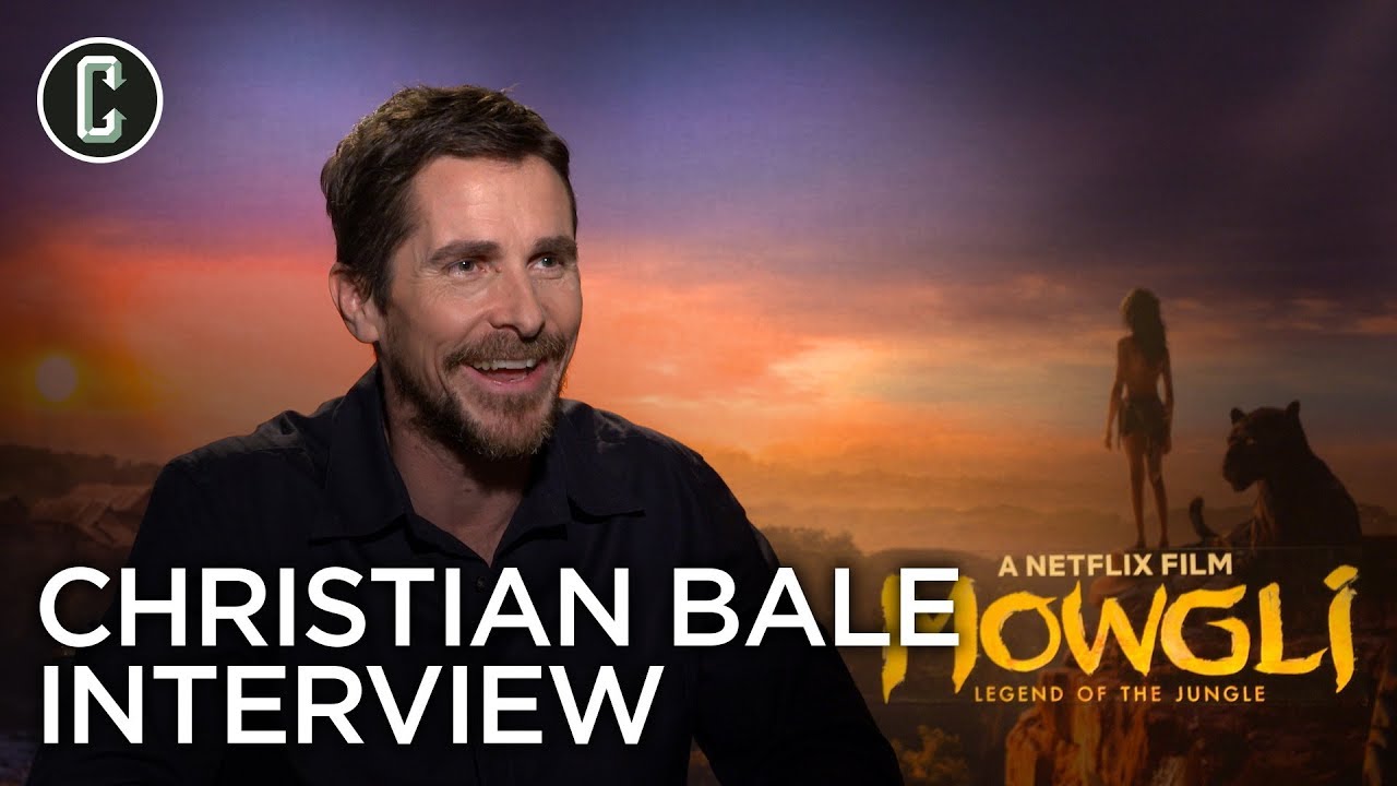 Christian Bale Mowgli Interview - YouTube