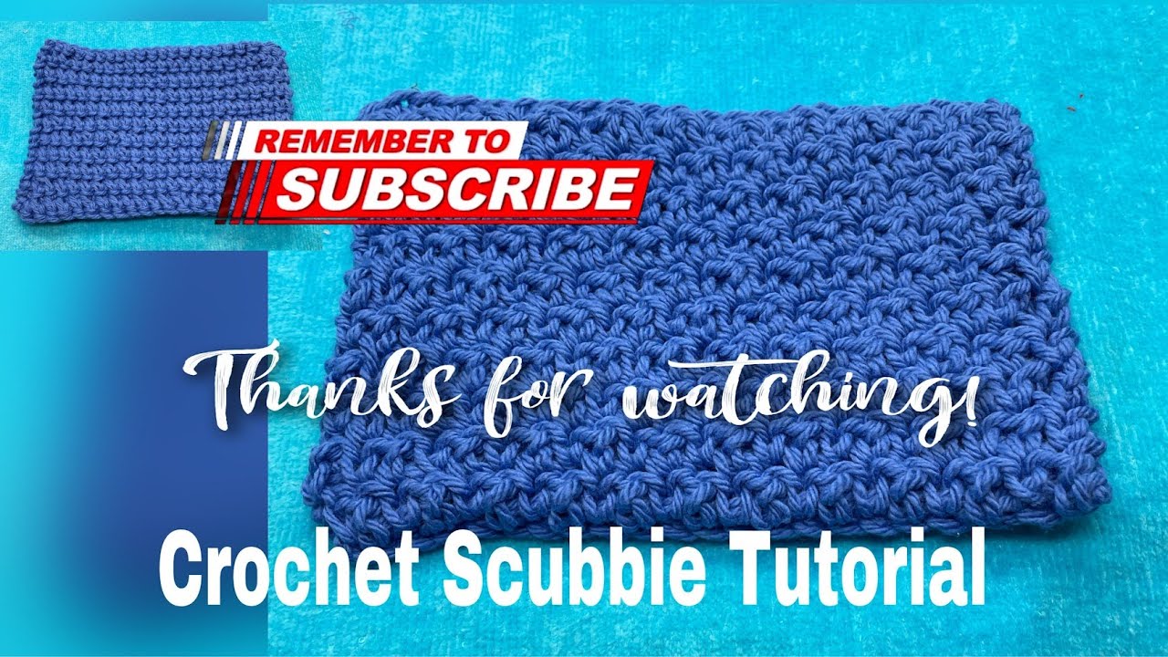 Crochet Scrubby Tutorial - YouTube