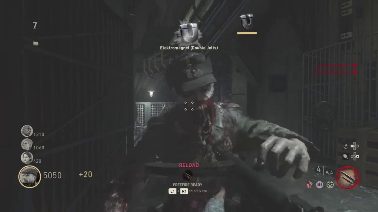 Call Of Duty|WW2|Zombies are scary man....... - YouTube