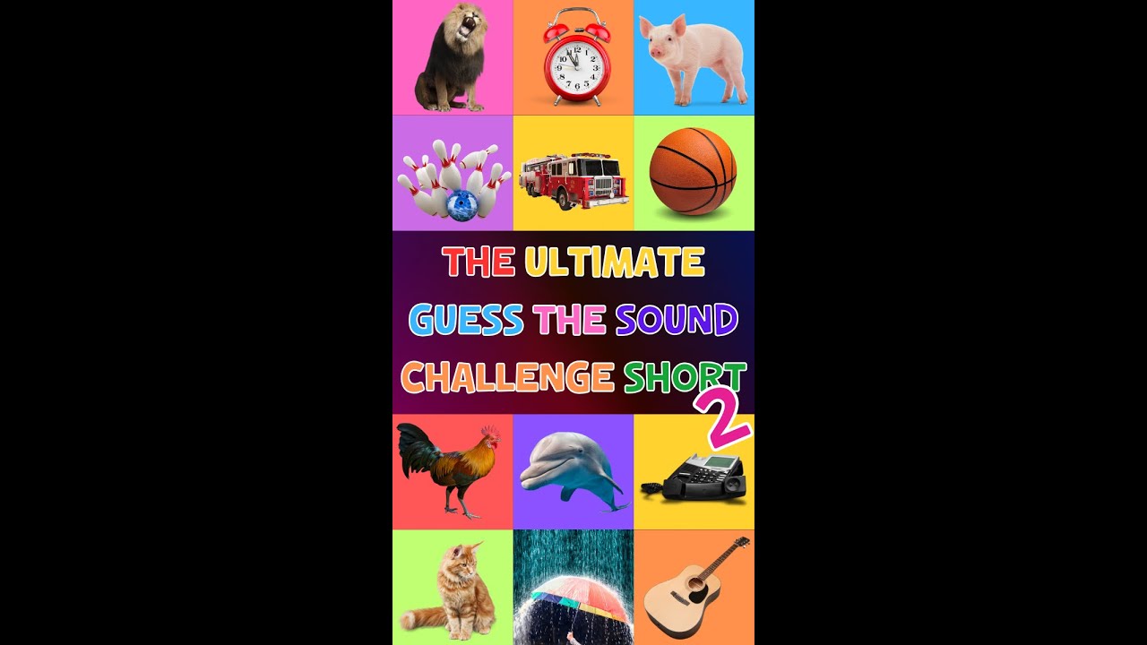 Ultimate Guess the Sound Challenge For Kids 2 #Short - YouTube