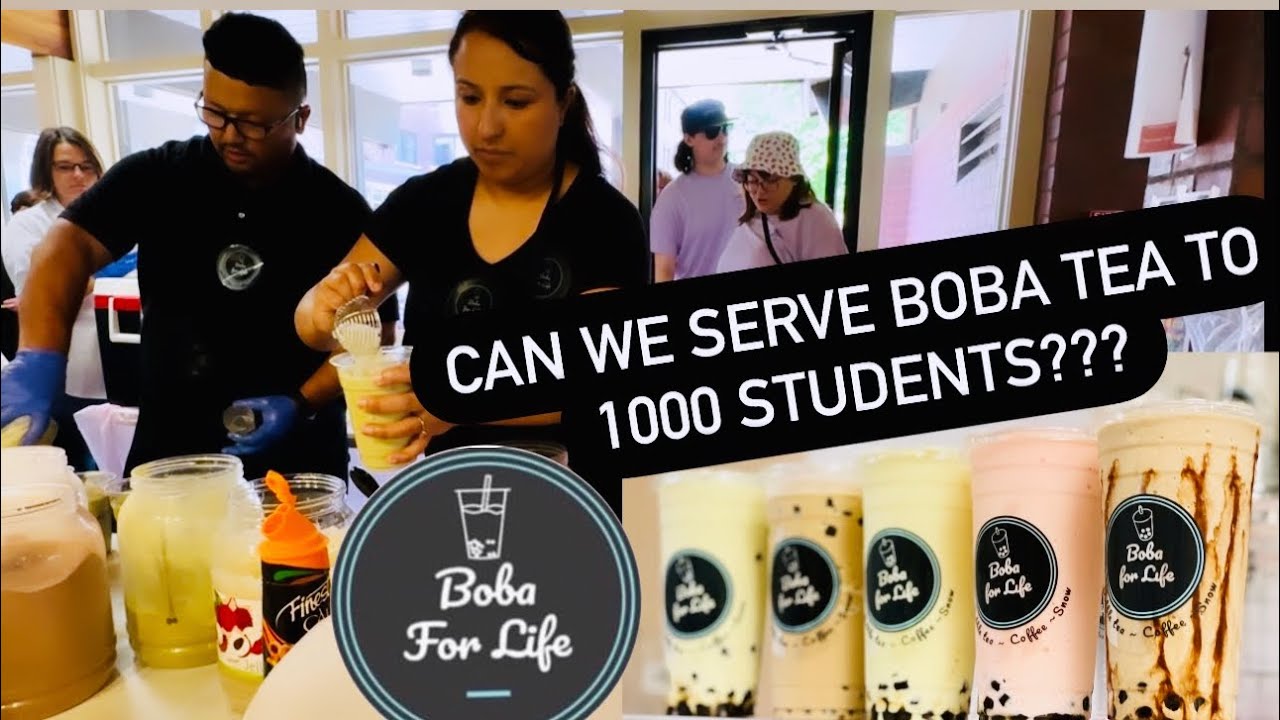 Serving Boba Tea to 1000 Students| Nepali owned Business| Boba For Life ...