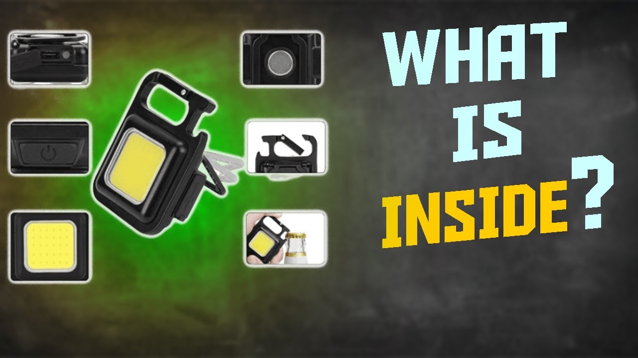 What Is Inside? | Magnetic Keychain Flashlight Teardown | Flashlights ...