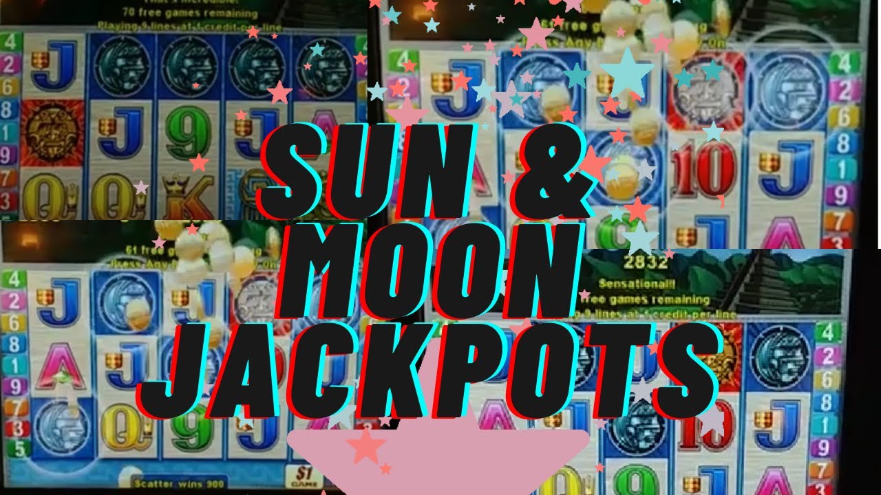 Sun and Moon slot Jackpot Biggest Hand Pays with multiple re-triggers ...