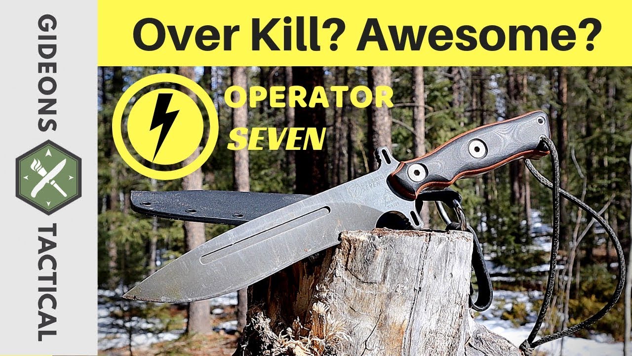 Over Kill Or Awesome? TOPS Knives Operator 7 - YouTube