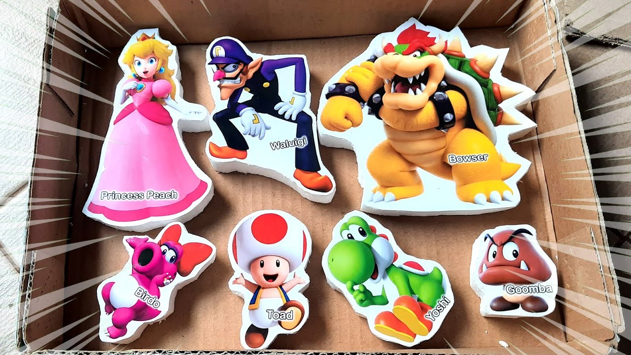 #68 New Box Full of NEW Mario Bros v Bowser Goomba Falling asleep with ...