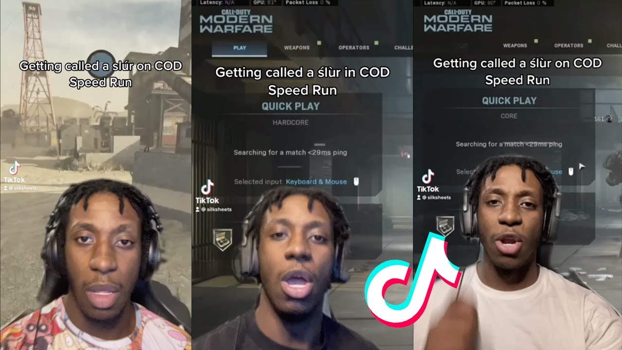 COD SLUR SPEEDRUN TikTok Compilation (N-word) | ORIGINAL CREATOR - YouTube