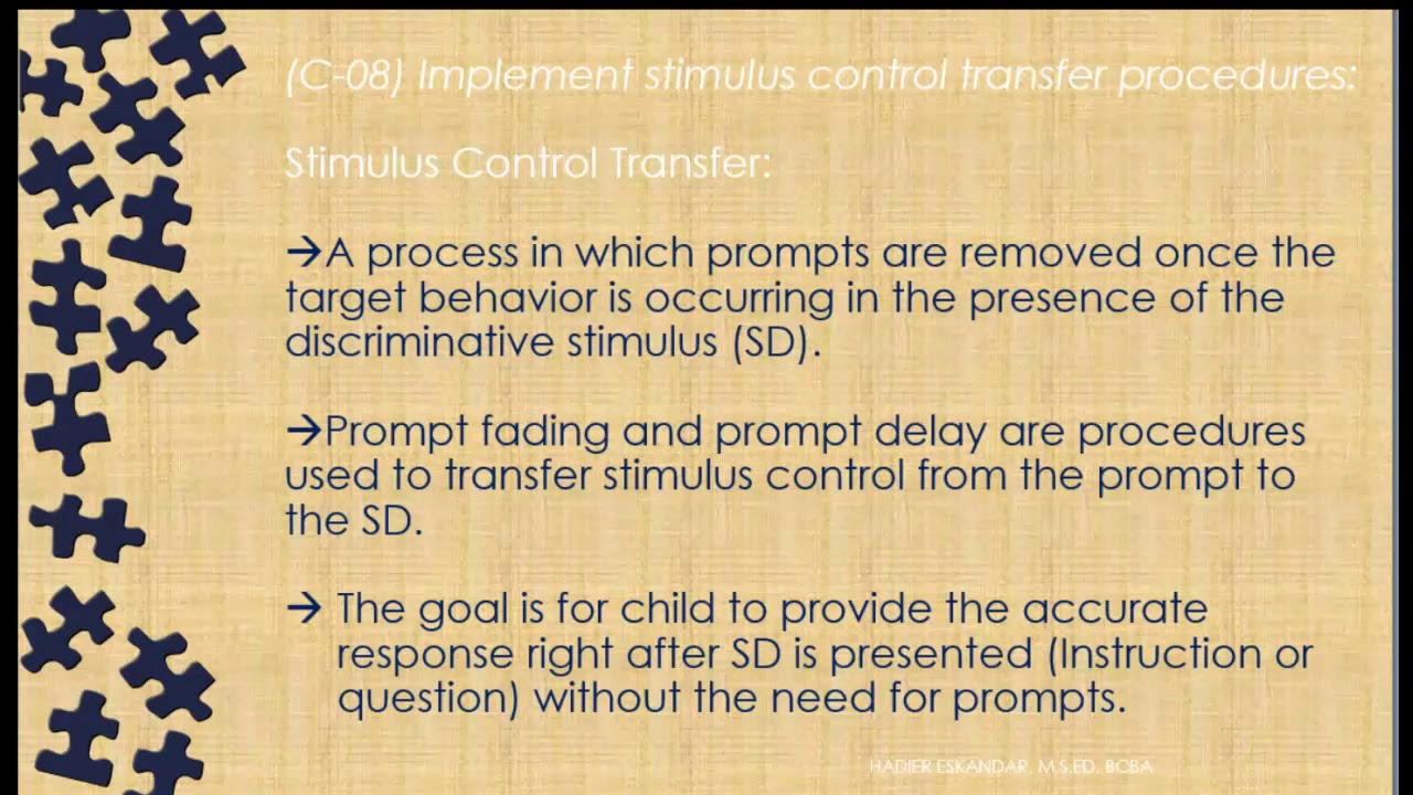 Arabic-Day15(b): RBT Compt.item11: Stimulus control transfer - YouTube