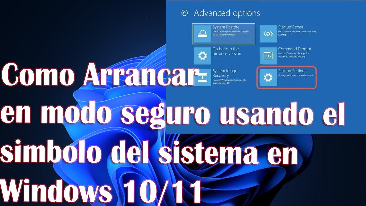 Como Arrancar en modo seguro usando el simbolo del sistema en Windows ...