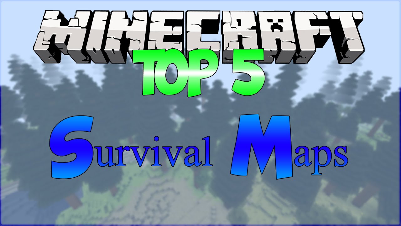 Top 5 - Minecraft Survival Maps -1.8 - YouTube