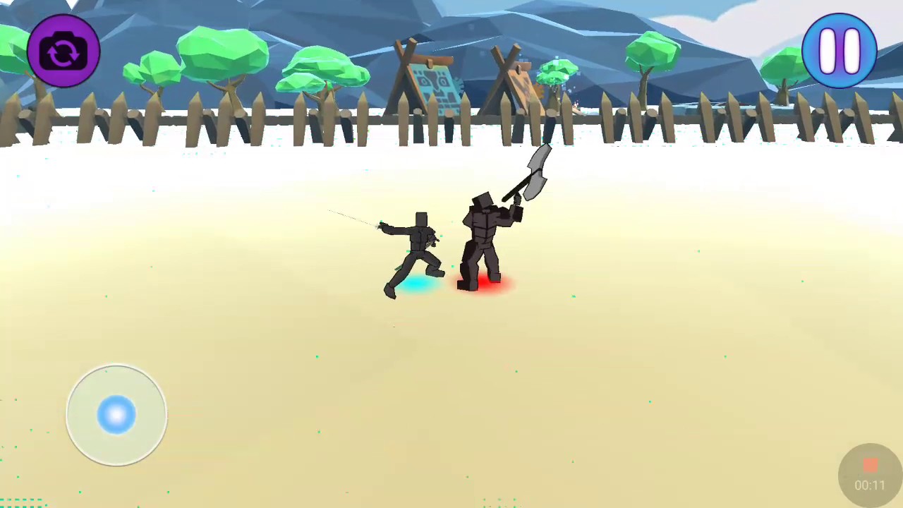 Samurai VS Axe - Epic Battle Simulator (EBS) - YouTube